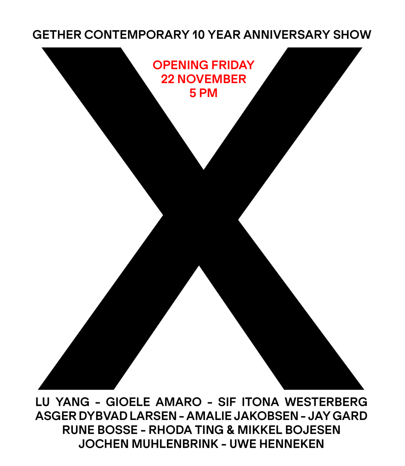 Gether Contemporary — Exhibition "X" by LU YANG, GIOELE AMARO, SIF ITONA WESTERBERG, ASGER ...